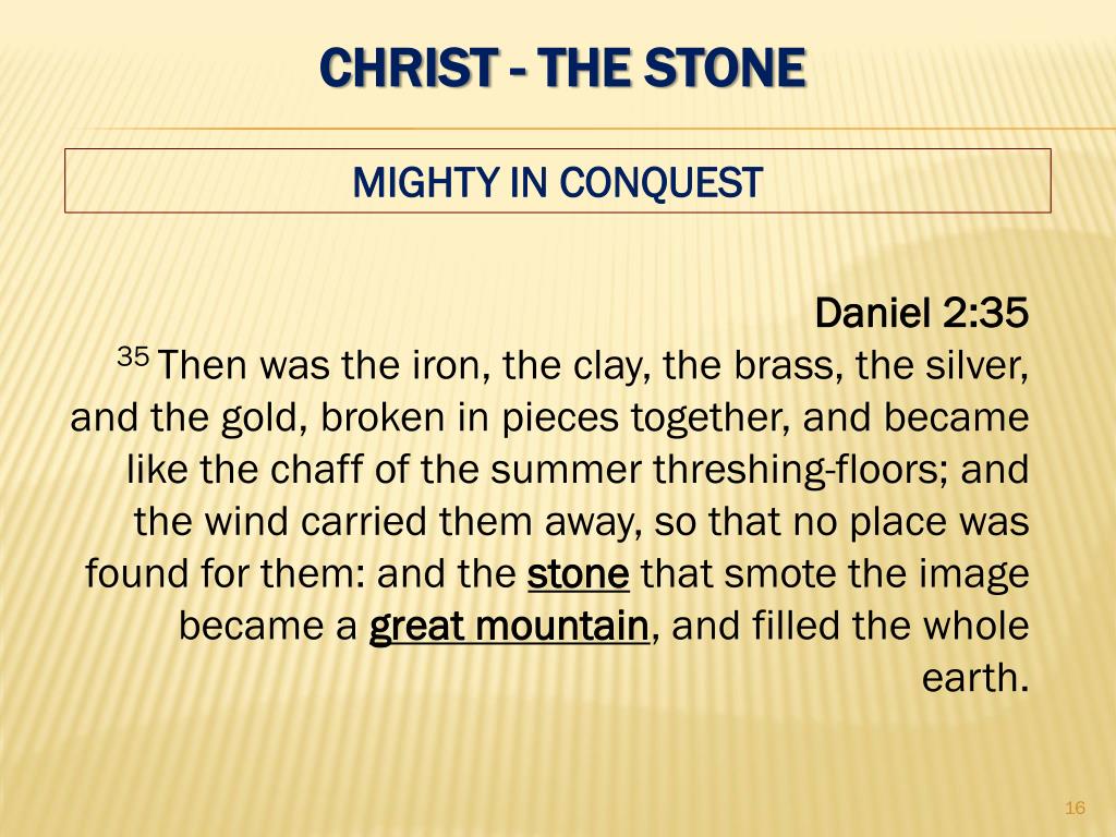 PPT - Christ the Cornerstone: Understanding Jesus as the Stone in ...