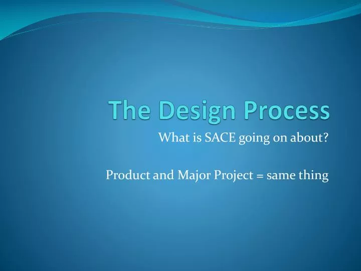 PPT - The Design Process PowerPoint Presentation, free download - ID ...