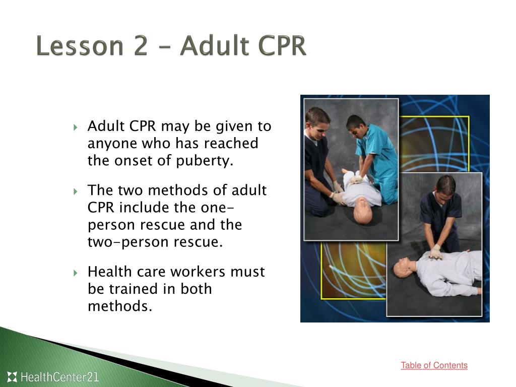 Ppt Basic Adult Cpr Powerpoint Presentation Free Download Id 2513144