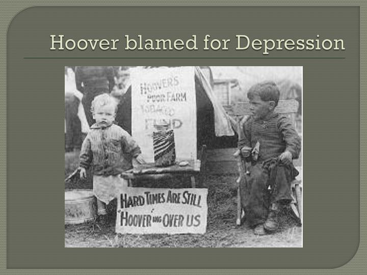 PPT - Hoover Struggles with the Depression PowerPoint Presentation - ID ...