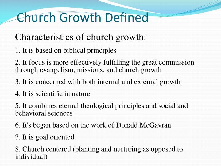 PPT - Church & Growth PowerPoint Presentation - ID:2513660