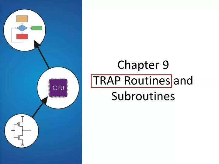 PPT - Chapter 9 TRAP Routines and Subroutines PowerPoint Presentation ...