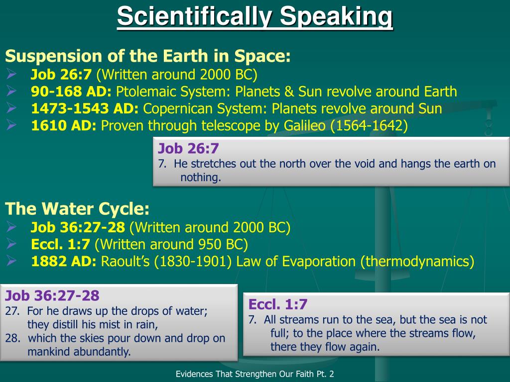 PPT - Evidences That Strengthen Our Faith Pt. 2 PowerPoint Presentation ...