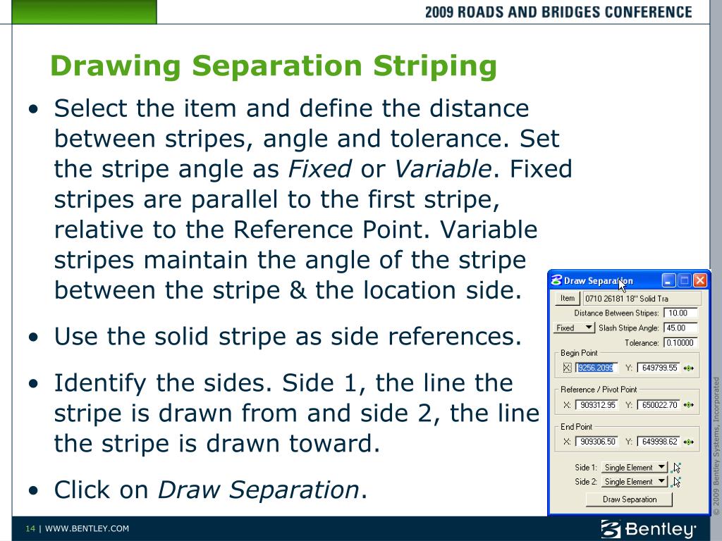 PPT - Traffic Plans: Signing & Pavement Marking in GEOPAK V8i ...