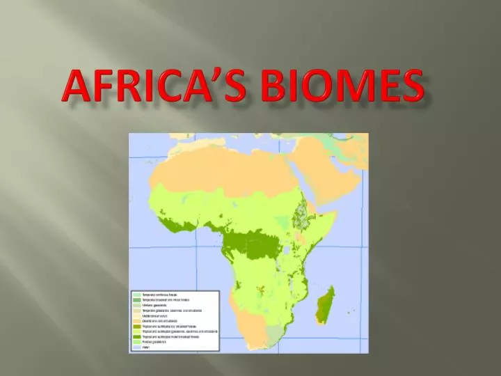 PPT - Africa’s biomes PowerPoint Presentation, free download - ID:2514965
