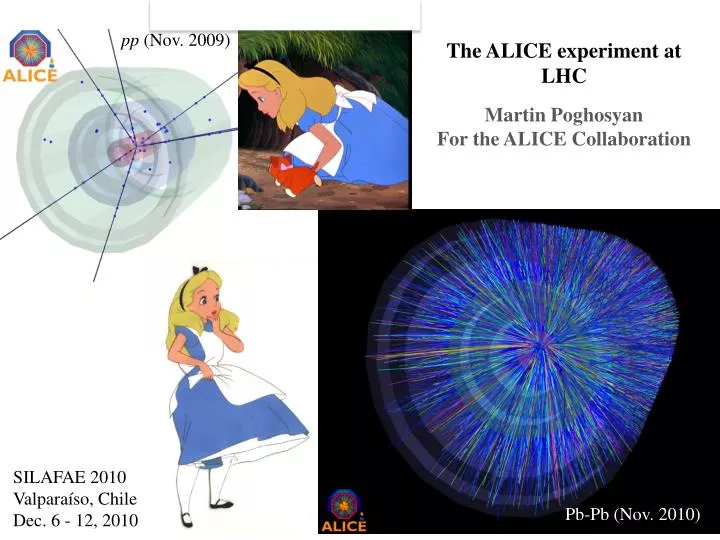 PPT - The ALICE experiment at LHC Martin Poghosyan For the ALICE ...