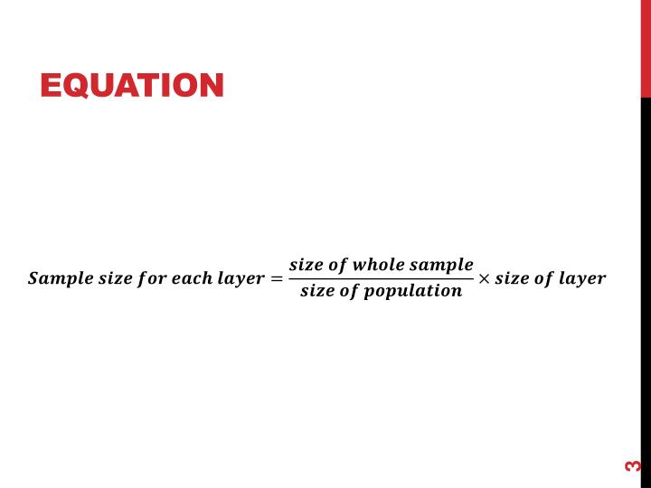 PPT - Stratified sampling Definition PowerPoint Presentation - ID:2515119