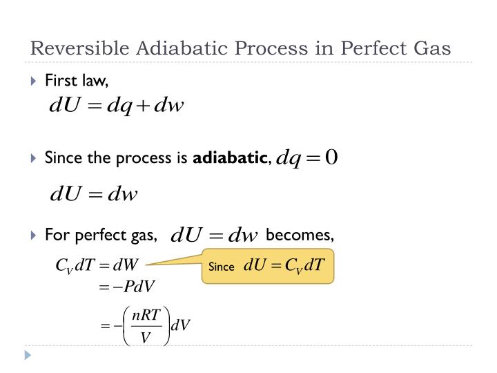 PPT - Relation between C P & C V PowerPoint Presentation - ID:2515715