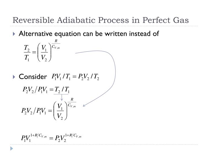 PPT - Relation between C P & C V PowerPoint Presentation - ID:2515715