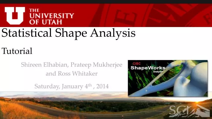 Ppt Statistical Shape Analysis Tutorial Powerpoint Presentation Free