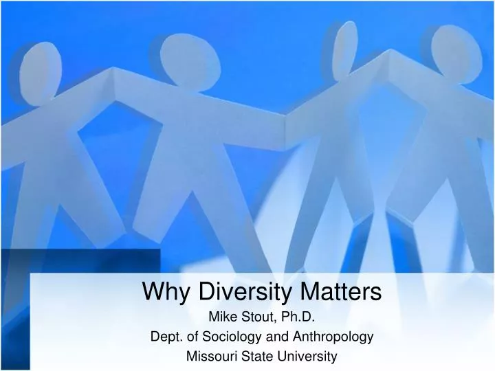 PPT - Why Diversity Matters PowerPoint Presentation, free download - ID ...