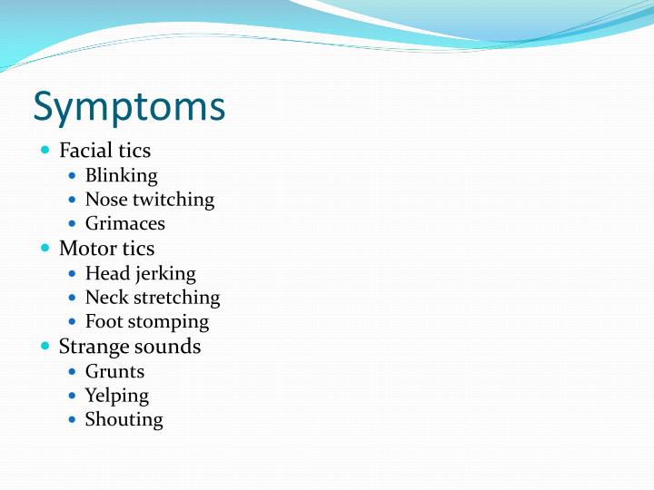 PPT - Tourette Syndrome T.S. PowerPoint Presentation - ID:2516098