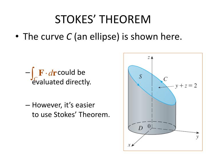 PPT - Teorema Stokes PowerPoint Presentation - ID:2516301