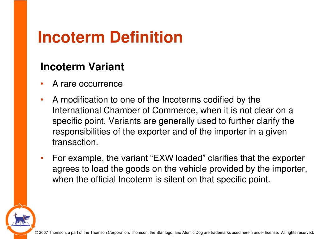 PPT - Terms of Trade or Incoterms PowerPoint Presentation, free ...