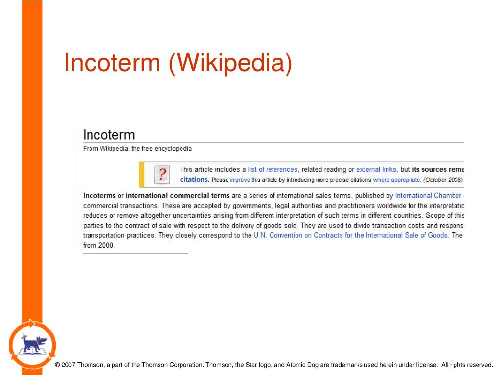 PPT - Terms of Trade or Incoterms PowerPoint Presentation, free ...