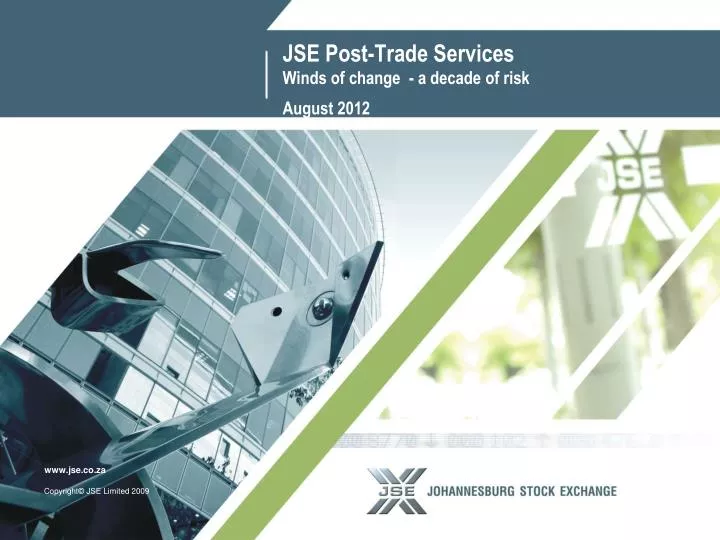 PPT - JSE Post-Trade Services PowerPoint Presentation, free download ...