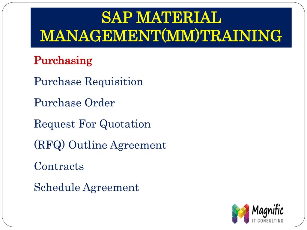PPT - Sap Material Management(MM) online training usa,uk,canada,pu ...