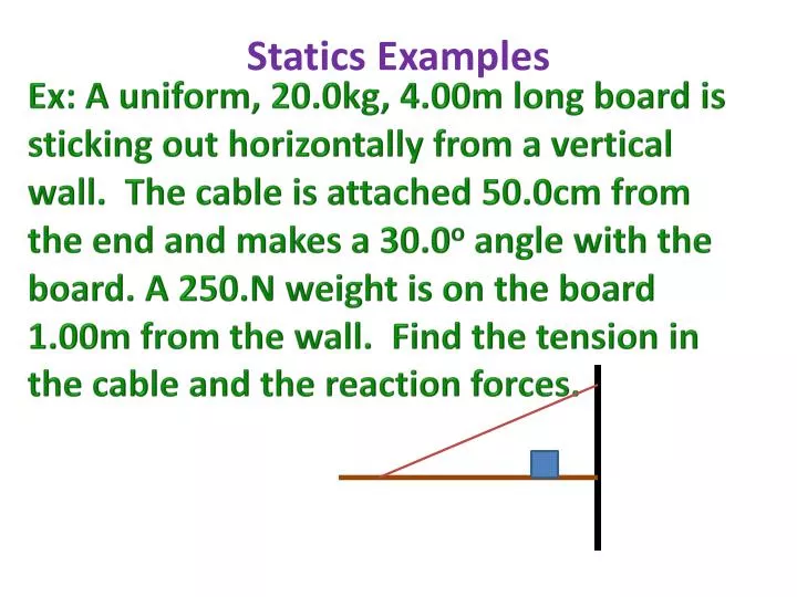 PPT - Statics Examples PowerPoint Presentation, free download - ID:2518214