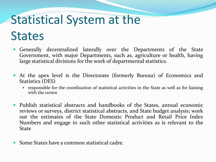 PPT - Role of Statistical Services in Planning and monitoring ...