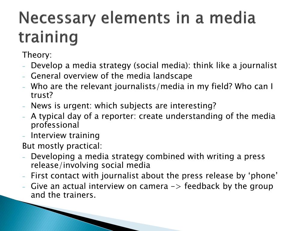PPT - Media training for neighborhood spokespersons/media strategy ...