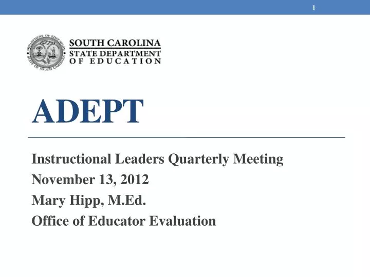 PPT - ADEPT PowerPoint Presentation, free download - ID:2518829