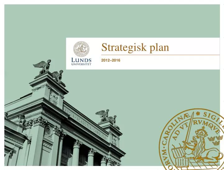 PPT - Strategisk plan PowerPoint Presentation, free download - ID:2519219