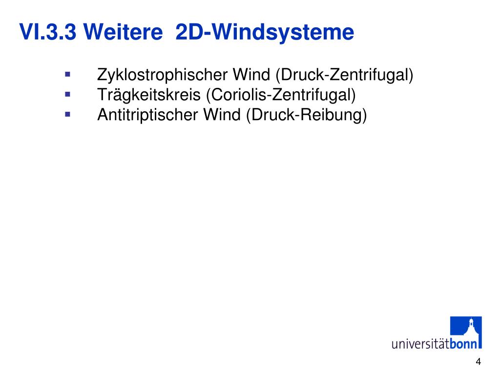 PPT - Einführung in die Meteorologie (met210) - Teil VI: Dynamik der ...