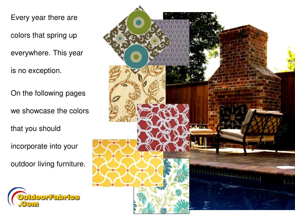 PPT - The color trends of outdoor living PowerPoint Presentation, free ...