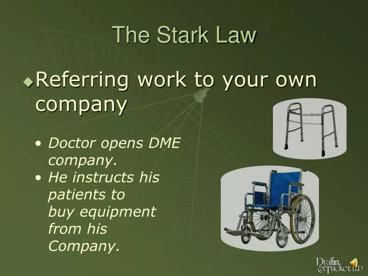 PPT - The Stark Law PowerPoint Presentation, free download - ID:2519642