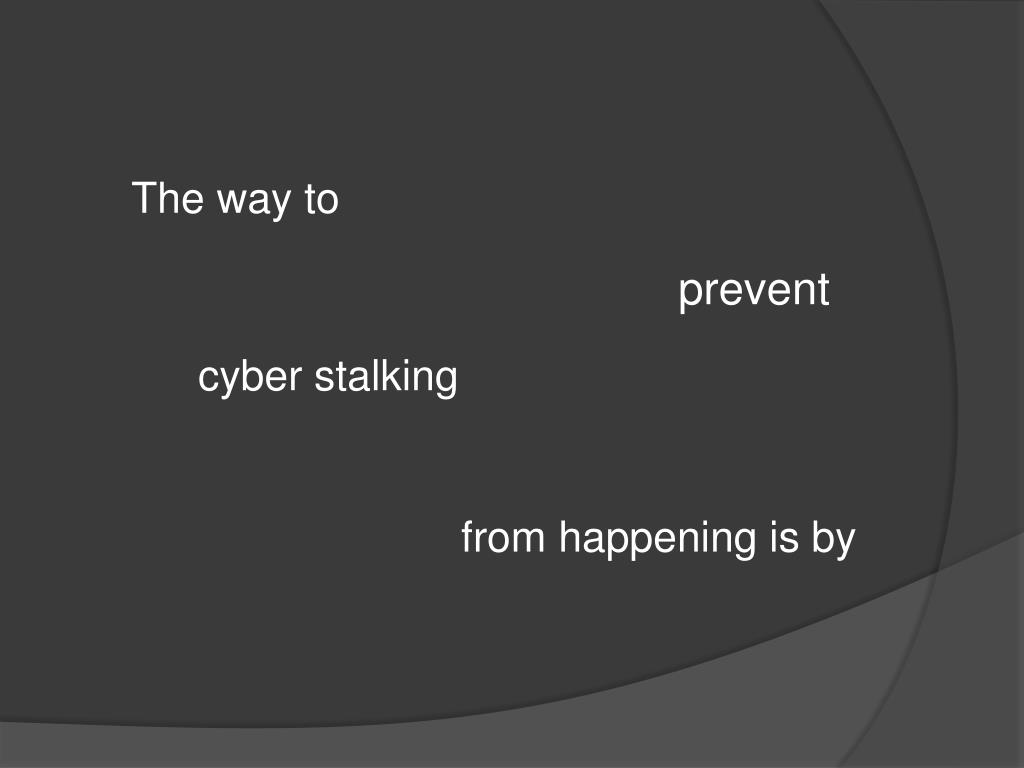 PPT - Cyber Stalking of Children in MALAYSIA PowerPoint Presentation ...
