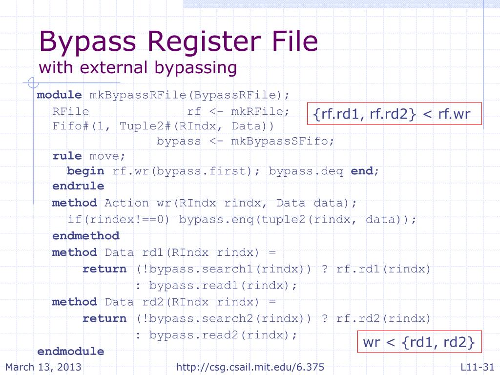 PPT - Data Hazards in Pipelined Processors Arvind Computer Science & Artificial Intelligence Lab ...