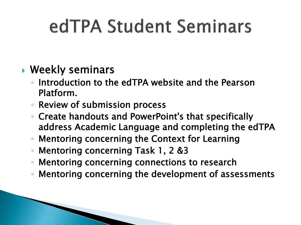 PPT - Preparing Teacher Candidates for the edTPA Assessments PowerPoint ...