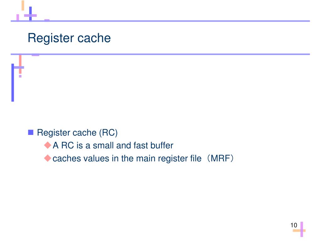 PPT - Register Cache System not for Latency Reduction Purpose ...