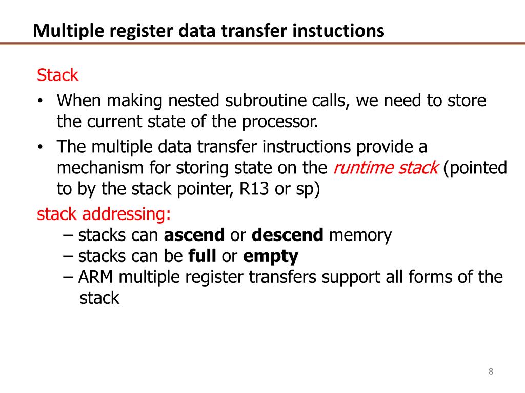 PPT - Multiple data transfer instructions PowerPoint Presentation, free download - ID:2520548