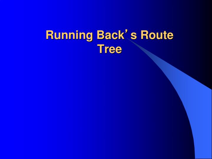 PPT - The Wide Receiver Route Tree PowerPoint Presentation - ID:2520759