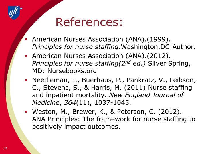PPT - ANA Principles for Nurse Staffing PowerPoint Presentation - ID ...