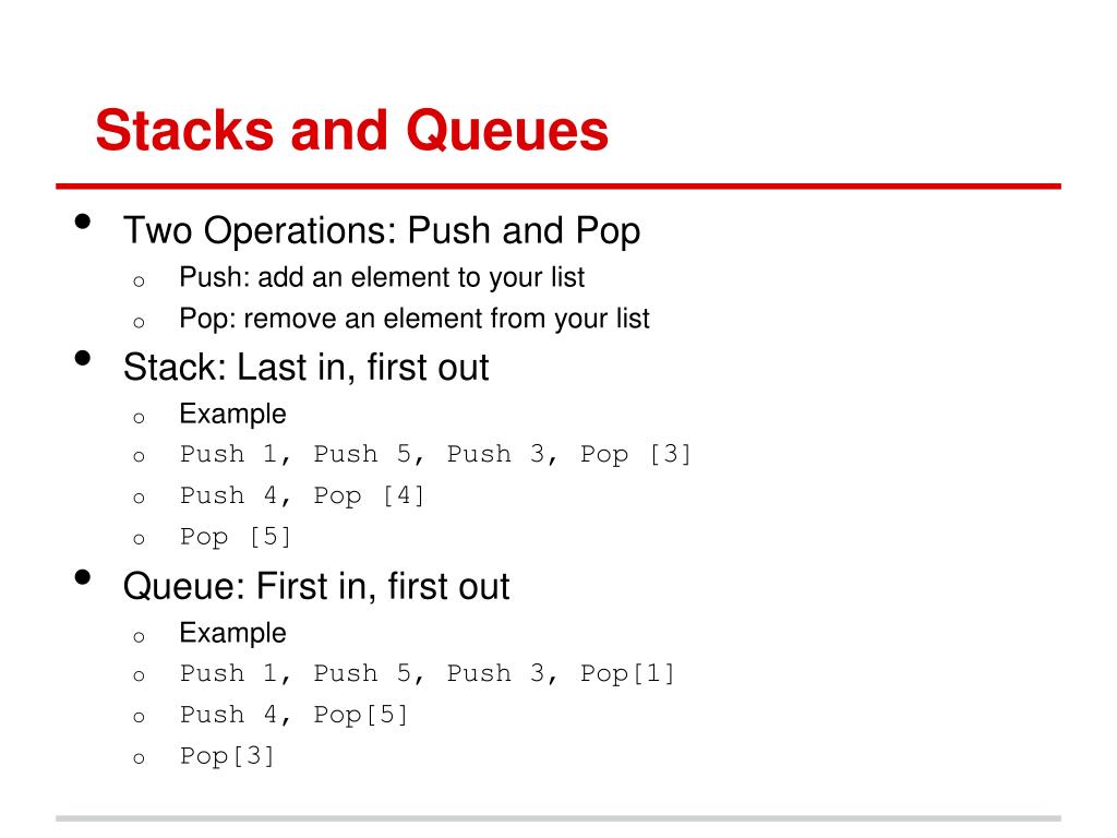 PPT - Stacks and Queues PowerPoint Presentation, free download - ID:2521236 PPT - Stacks and Queues PowerPoint Presentation, free download - ID:2521236