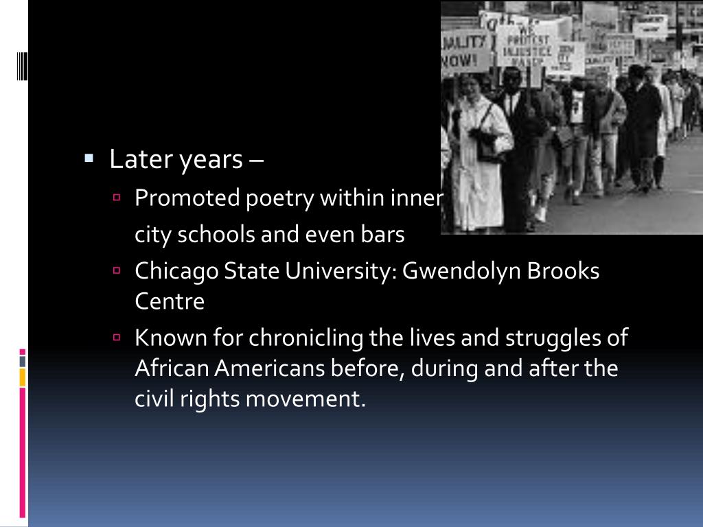 PPT - “We Real Cool” By Gwendolyn Brooks PowerPoint Presentation, free ...