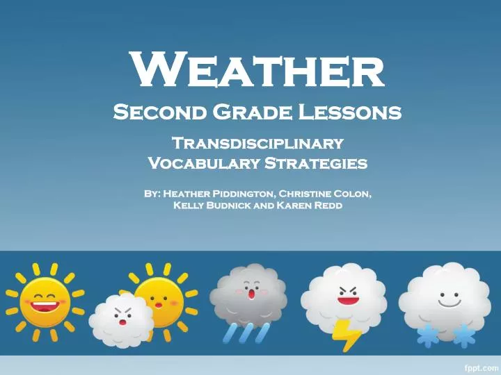 PPT - Weather Second Grade Lessons PowerPoint Presentation, free ...