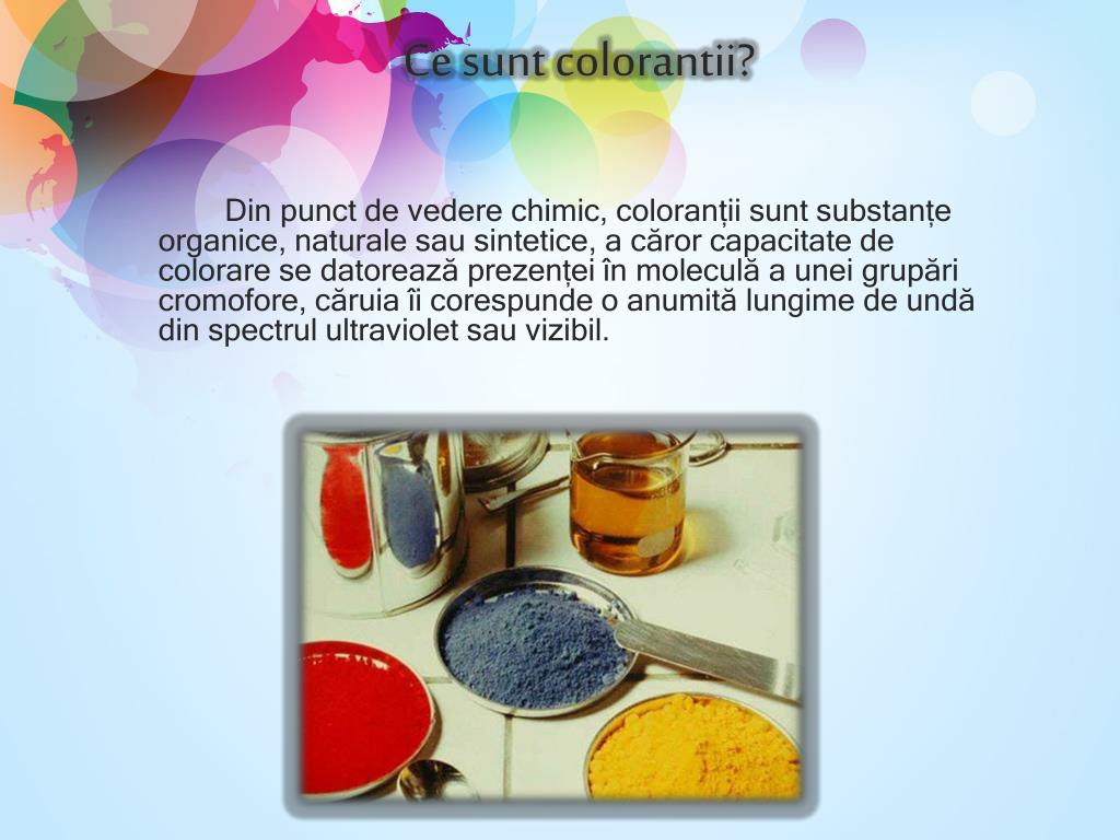 PPT - Colorantii si pigmentii din produsele cosmetice PowerPoint ...