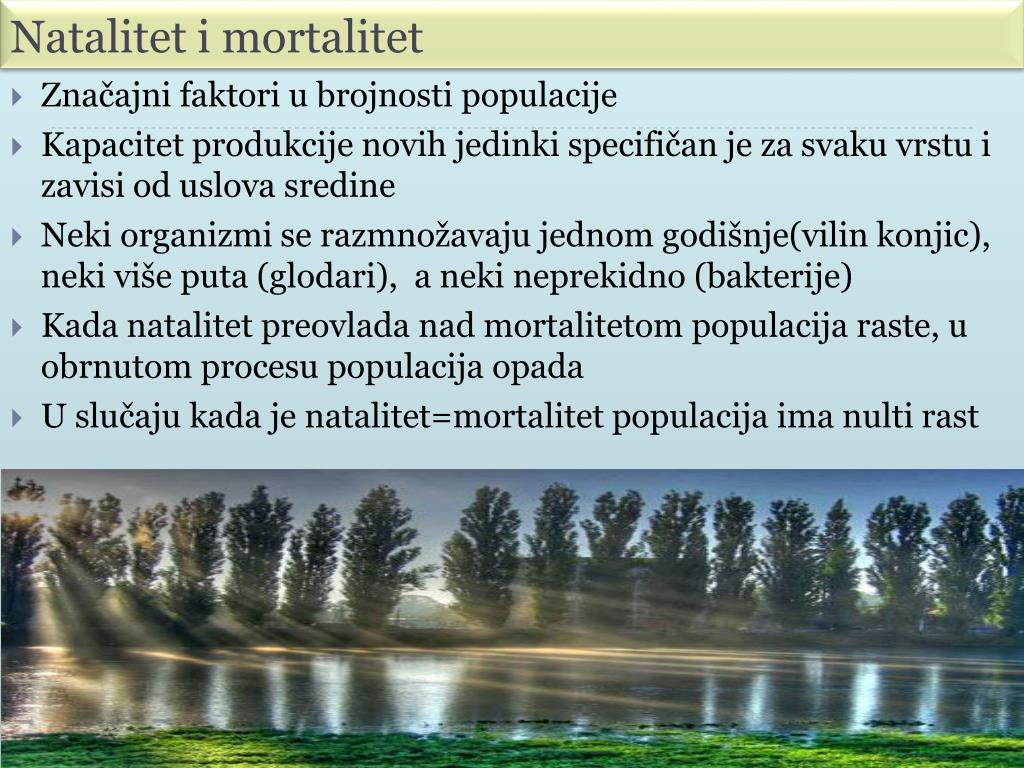 PPT - INTERNACIONALNI UNIVERZITET TRAVNIK EKOLOŠKI FAKULTET PowerPoint ...