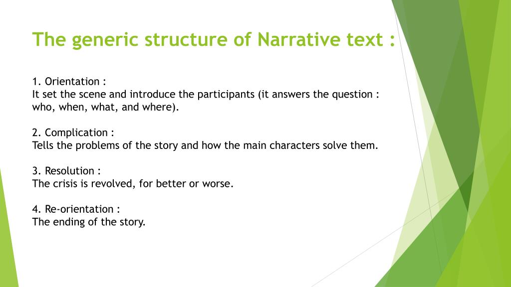 Contoh Teks Narrative Dan Generic Structure Serat