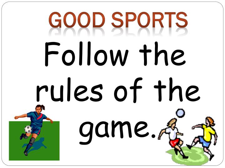 PPT - Good Sportsmanship PowerPoint Presentation - ID:2522732