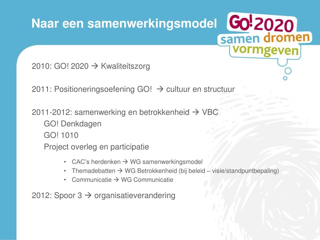 PPT - GO!2020 ‘ Samen dromen vormgeven ’ PowerPoint Presentation, free ...