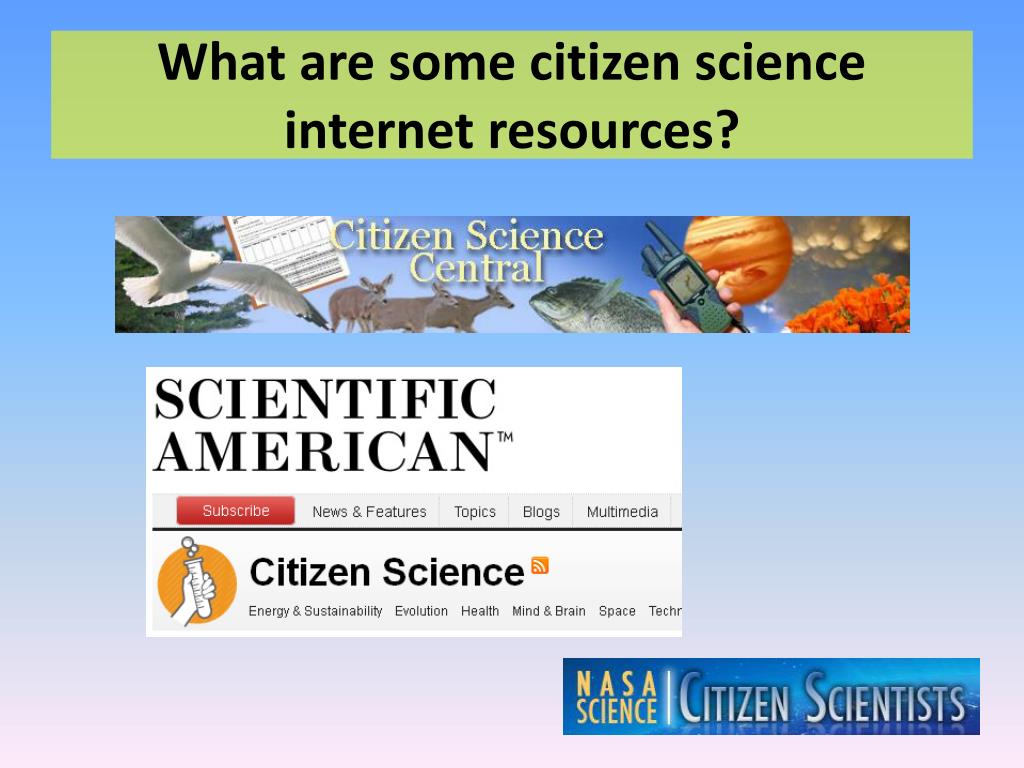 PPT - Citizen Science for High School Biology Students PowerPoint ...