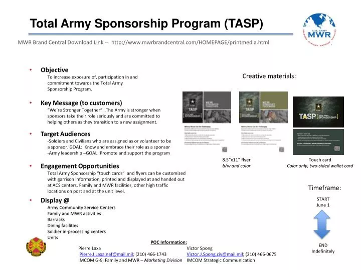 PPT - Total Army Sponsorship Program (TASP) PowerPoint Presentation ...