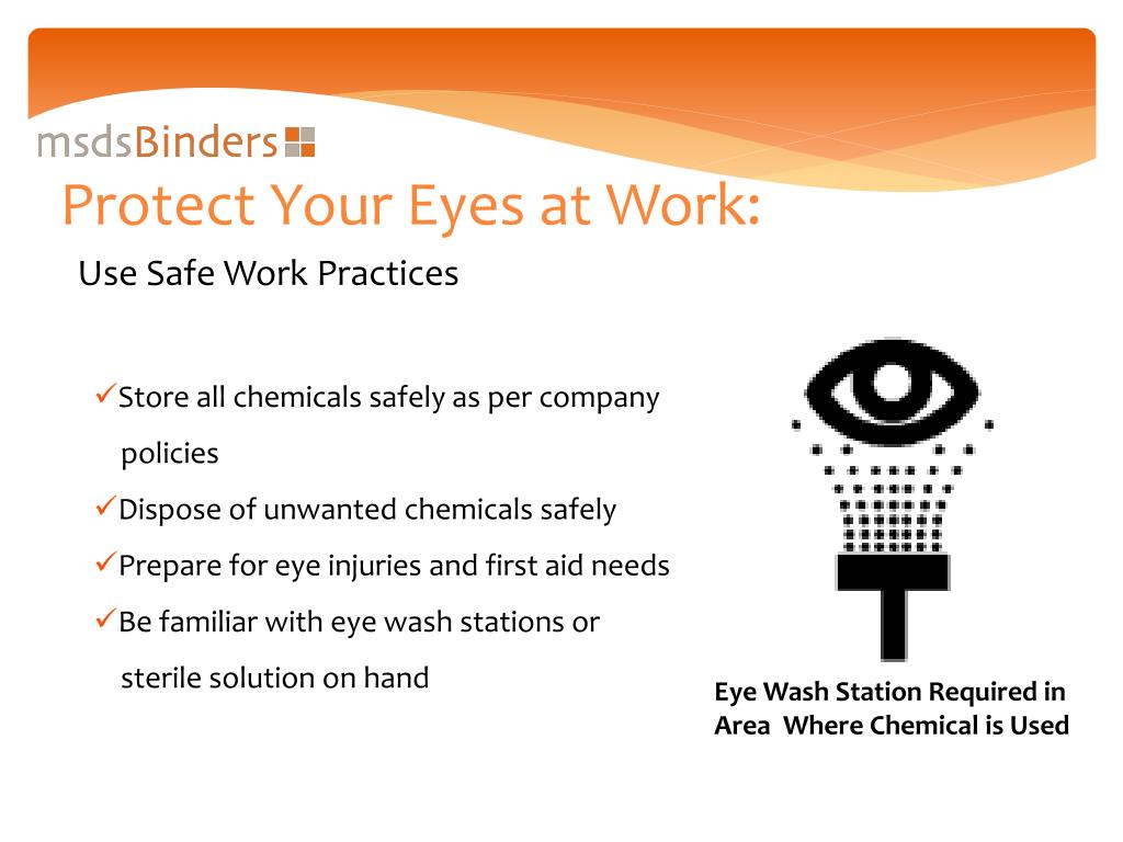 PPT - Eye Health & Safety: Chemical Exposure in the Workplace ...