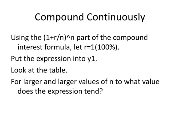 PPT - Chapter 3: Exponential and Logarithmic Functions PowerPoint ...