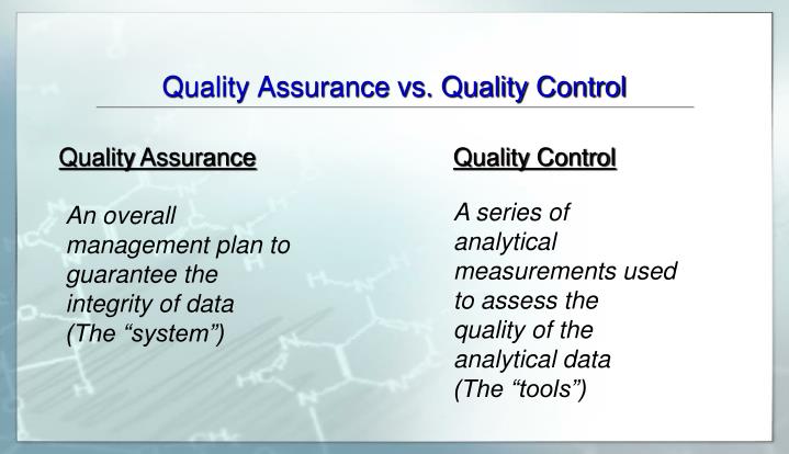 PPT - LECTURE 13 QUALITY ASSURANCE METHOD VALIDATION PowerPoint ...