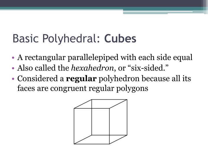 PPT - The Polyhedra PowerPoint Presentation - ID:2525077